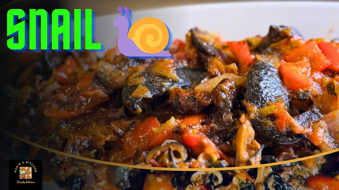 How to Cook Snails (the African Way) - YouTube