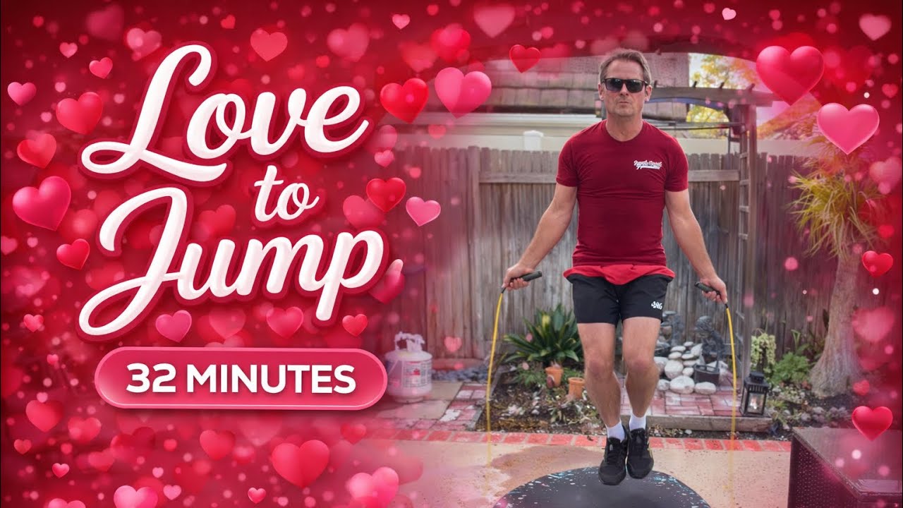 Love to Jump: Valentine’s Day workout- 32 minutes- 1/2lb rope- multiple ...