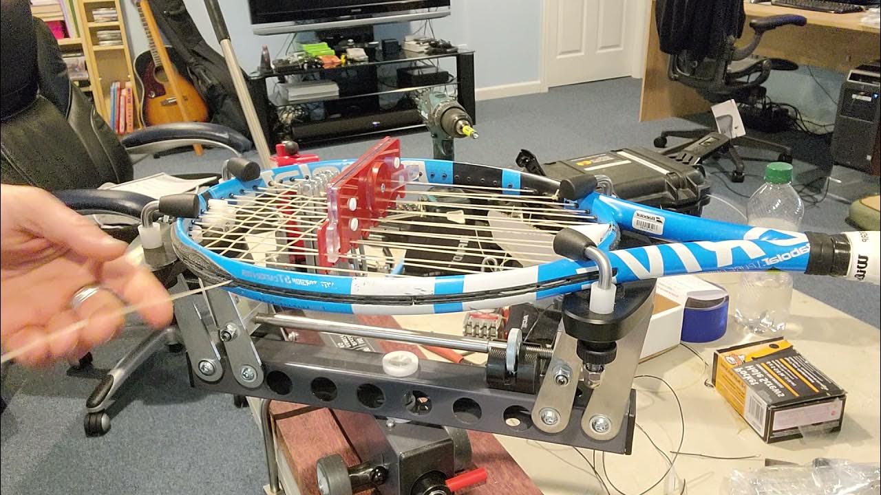Stringway MS140 cross stringing - YouTube