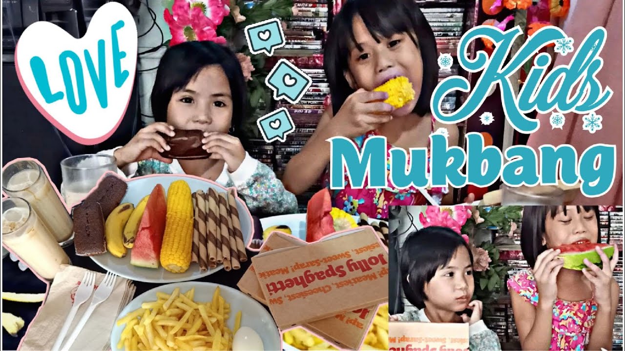 Various food mukbang | First Vlog🥰 | Kids Mukbang Edition | Our ...