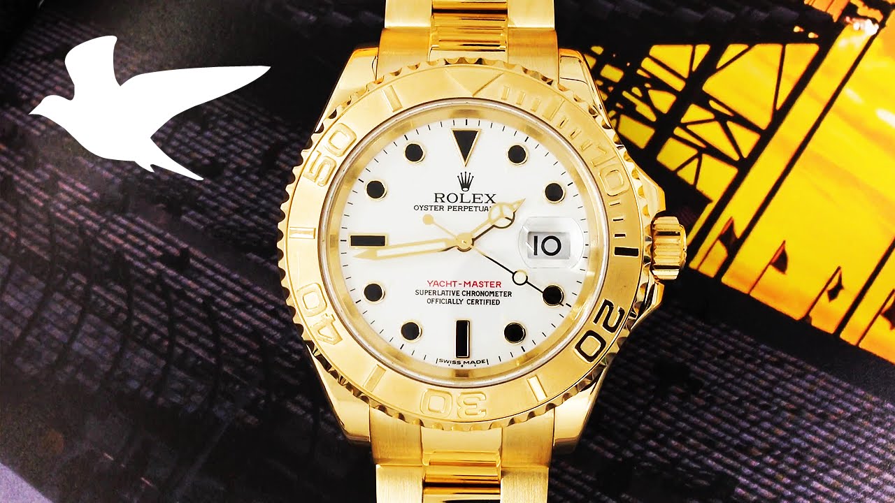 Rolex Yacht Master Gold Review, ref: 16628 - YouTube