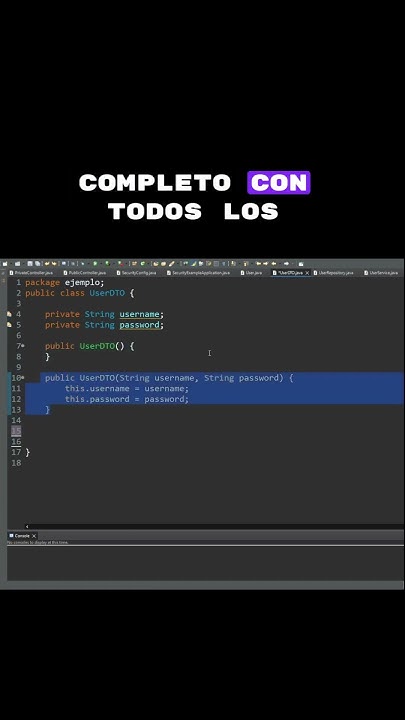 ¡springboot Security And Dtos Javascript Java Computerprogrammer Python Cursodejava 8075