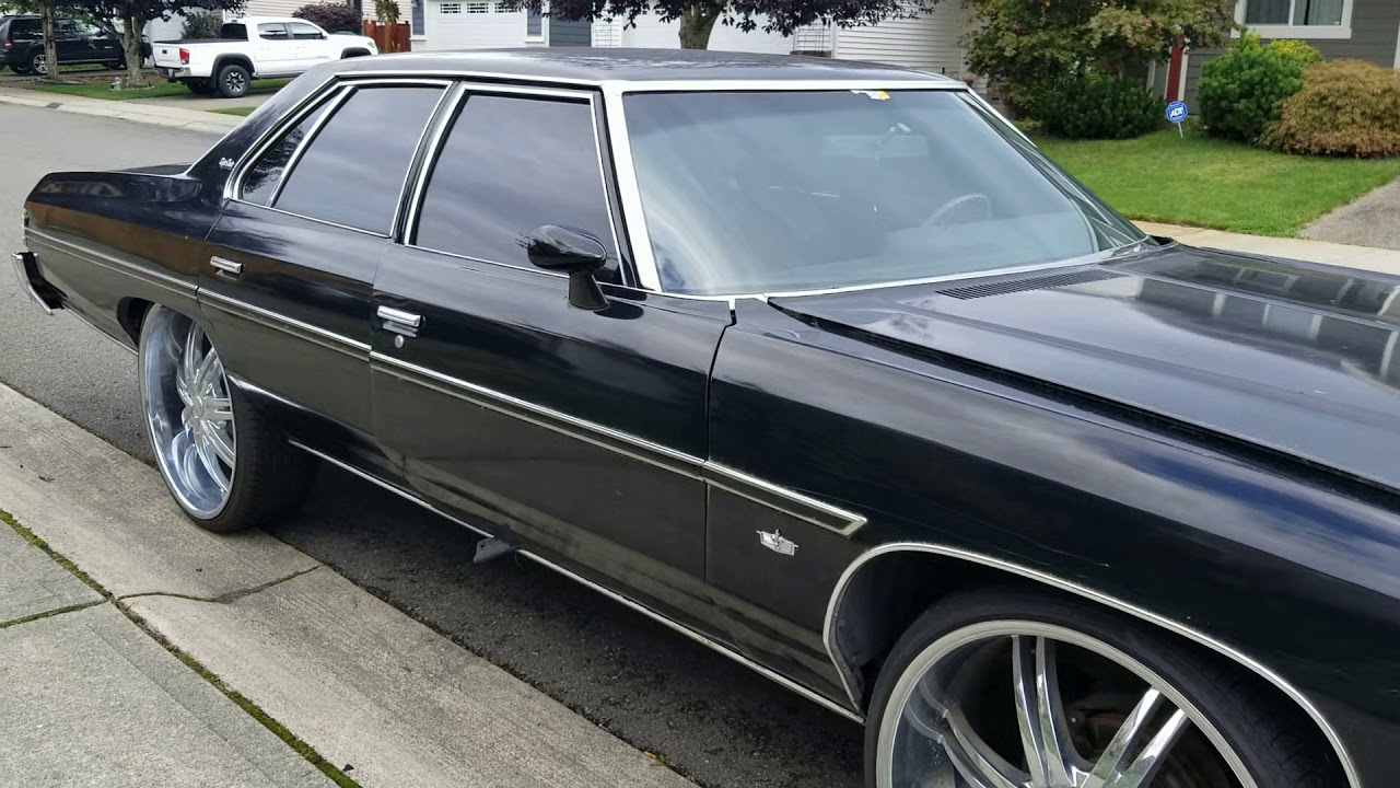 1976 Chevy Caprice Donk 26"s - YouTube