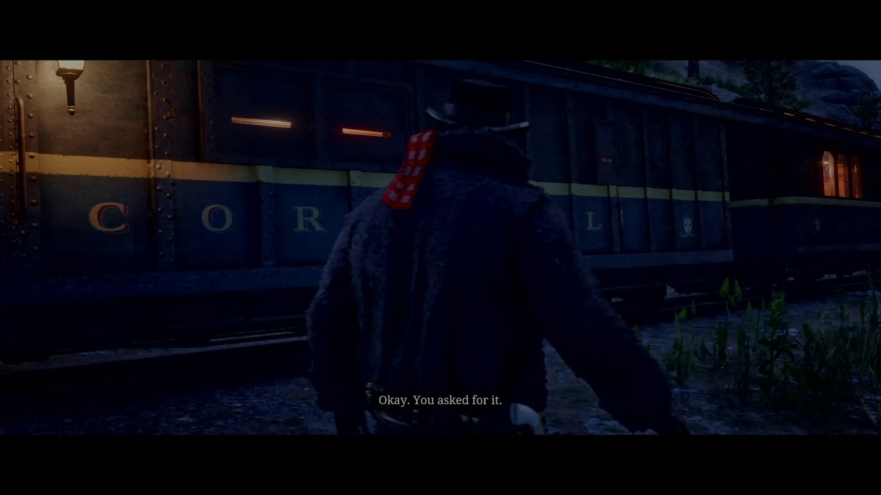 Red dead redemption 2 train robbery - 4K ultra HD - YouTube