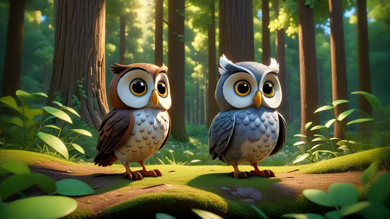 Six Bright Owls Sing from A to Z | Alphabet Song for Kids | Baby Songs ...