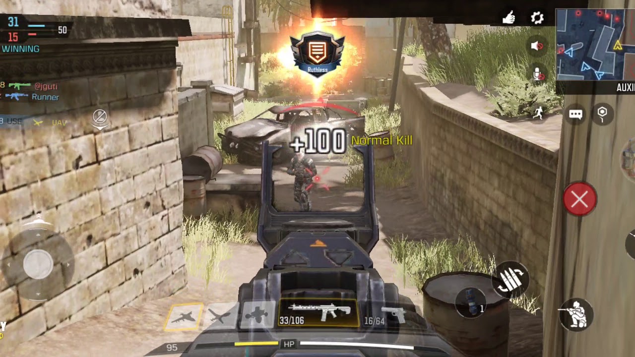 COD Mobile Team Deathmatch Crash Map Silenced M4 Assault Rifle Win MVP ...