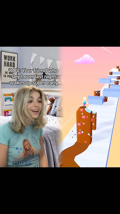 POV:Your friend slept over last night and they woke up too early for you#friendsbelike#sleepover ...