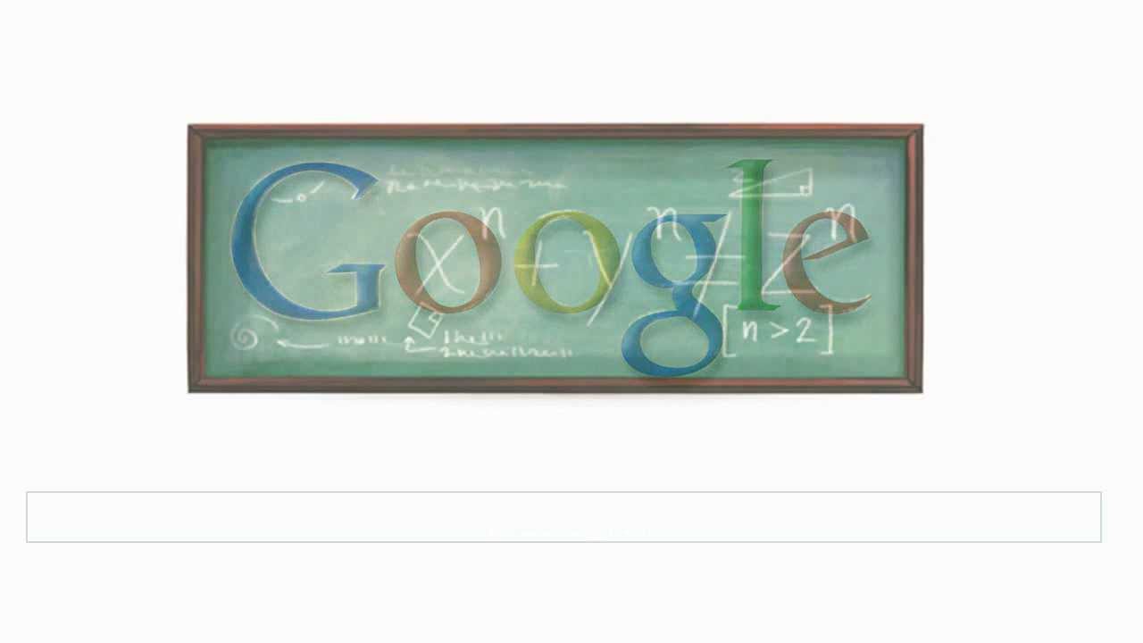 Pierre de Fermat google doodle - YouTube