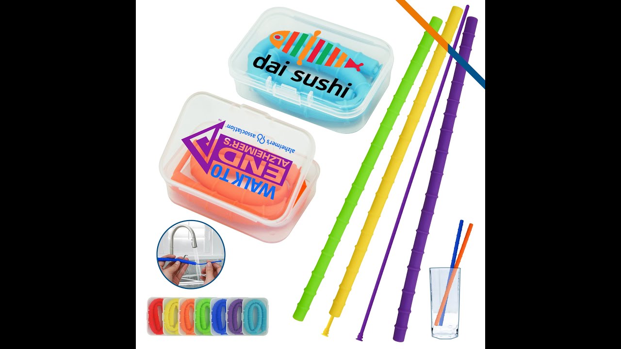 AG PCPL Pacers Silicone Straw - YouTube