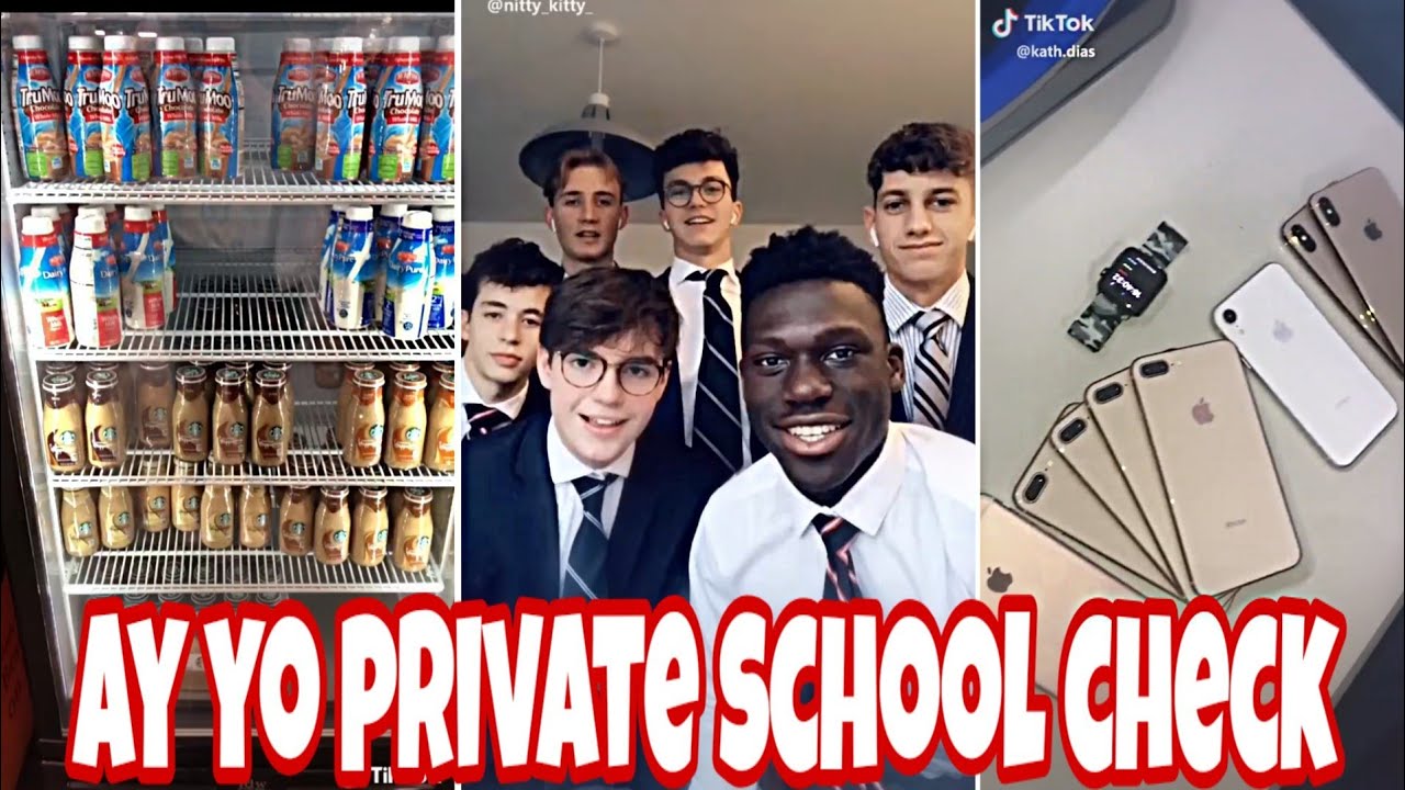 Ay yo private school check || tiktok challenges - YouTube