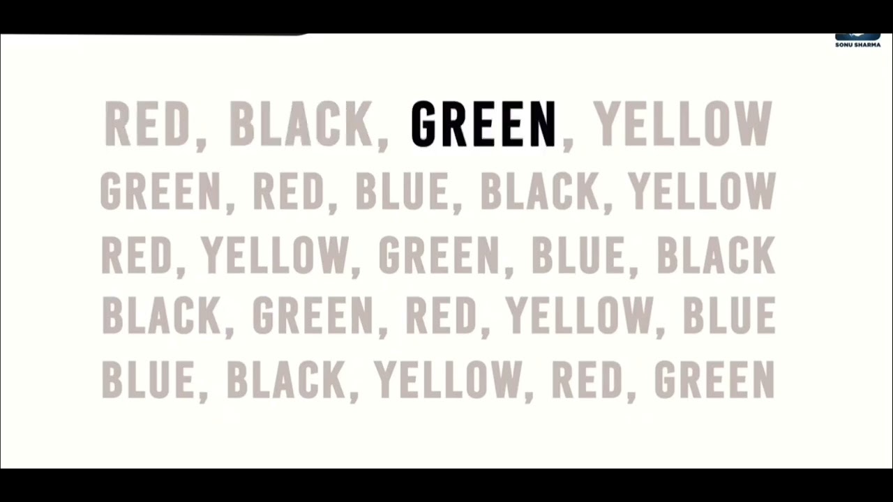 Improve the Concentration of brain by Colorfool Text🧠🧠 - YouTube