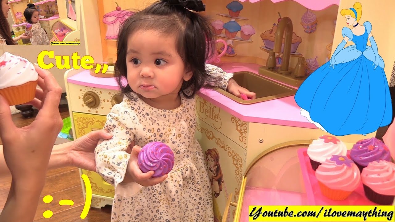 Little Girls' Kitchen Playsets. Disney Princess Kitchen Set and Food ...