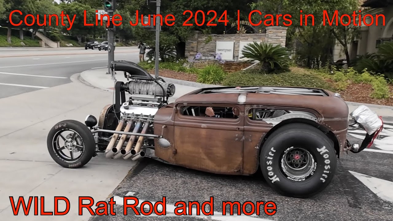 CRAZY Rat Rod at County Line June CnC - YouTube