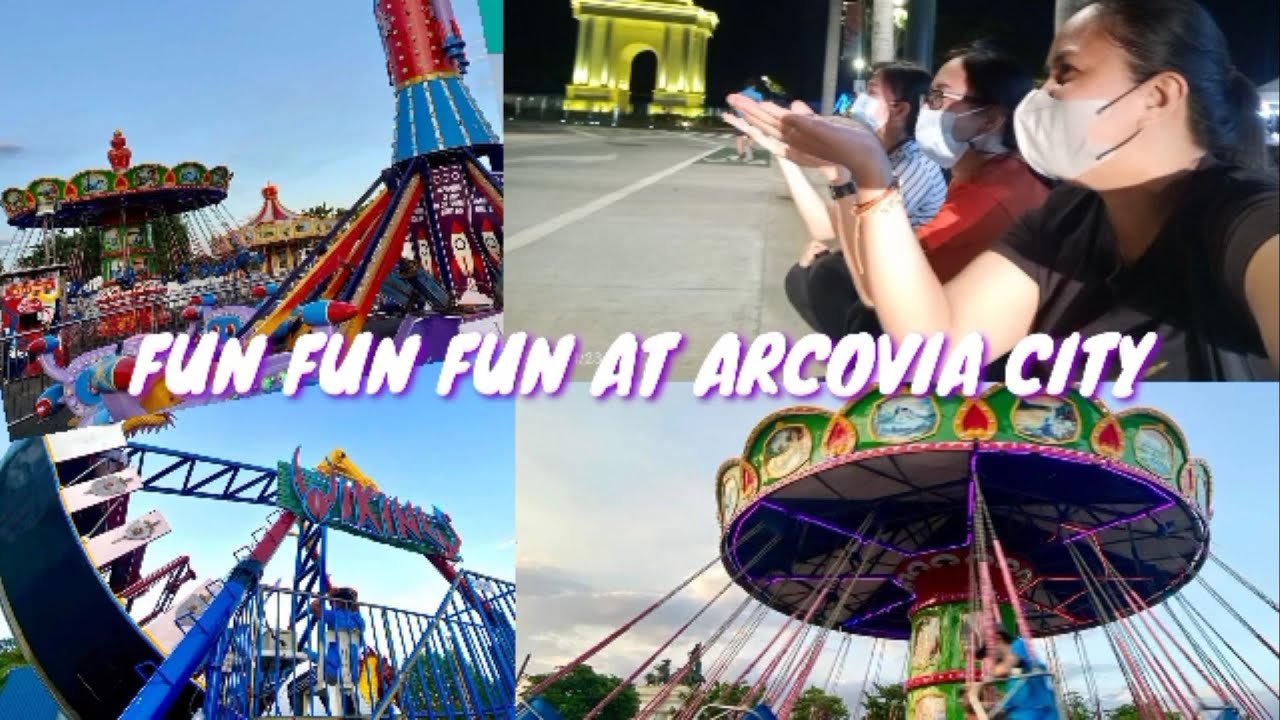 RIDES AT ARCOVIA | FUN IN THE CITY w/ @michie7397 | Arlene's Channel14 ...