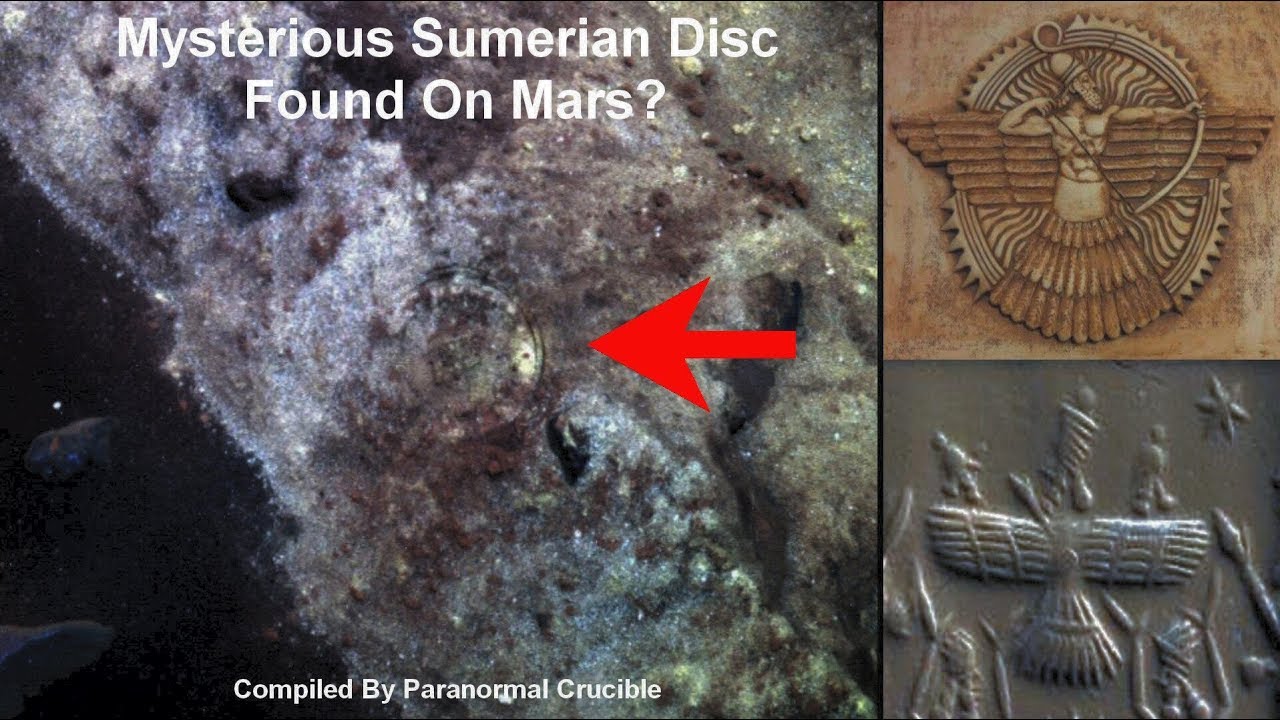Mysterious Sumerian Disc Found On Mars? - YouTube