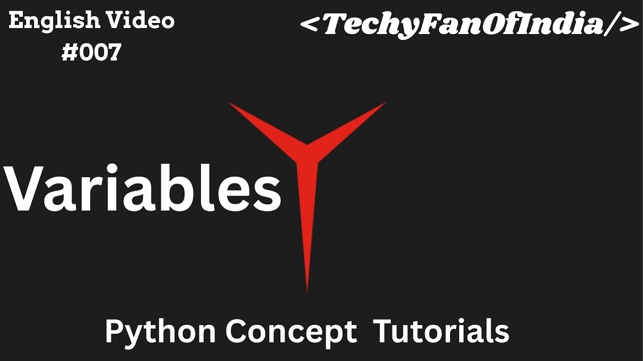 Python Programming Language(English) #007 |Python Variables| From Zero ...