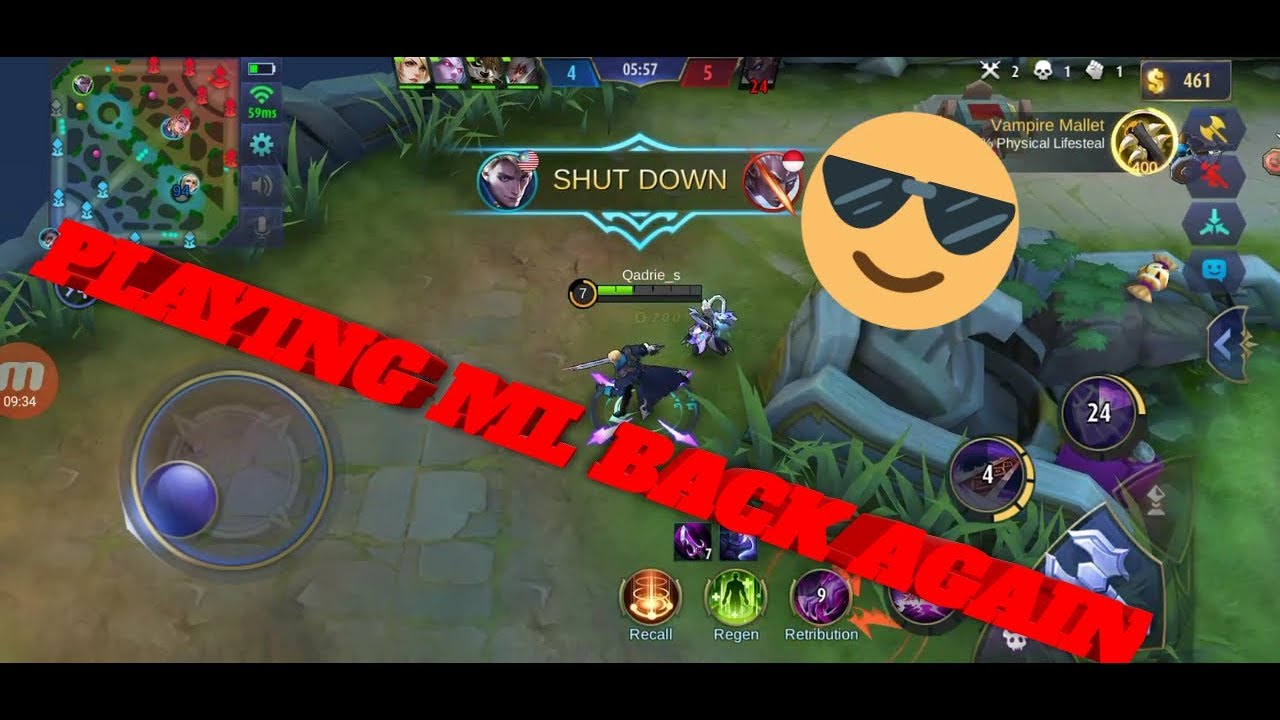when i come back playing ml.... ( AND THIS IS WHAT HAPPEN) - YouTube