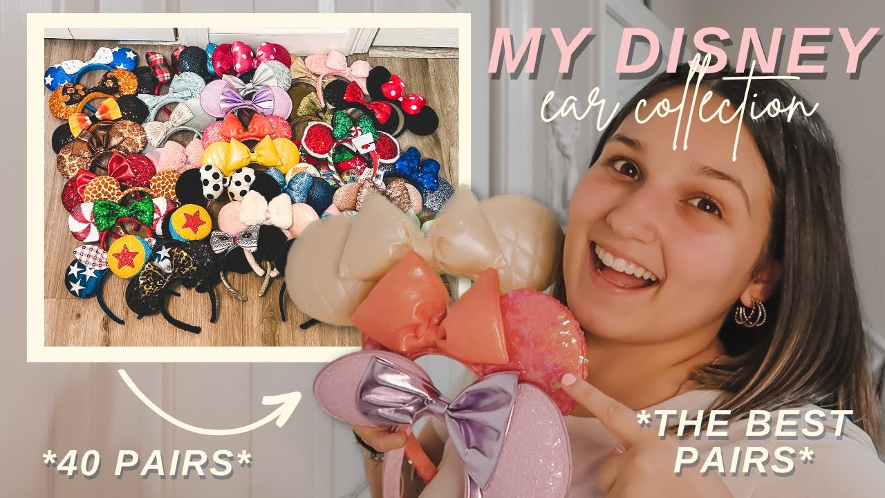 MY HUGE DISNEY EAR COLLECTION (40 PAIRS) - best colors, prices, new ...
