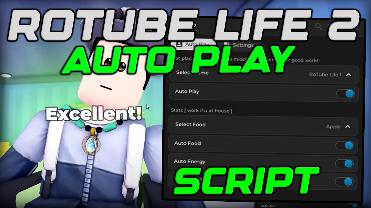 [NEW🔥] RoTube Life 2 Best Script Gui Auto Play And Infinite Money ...
