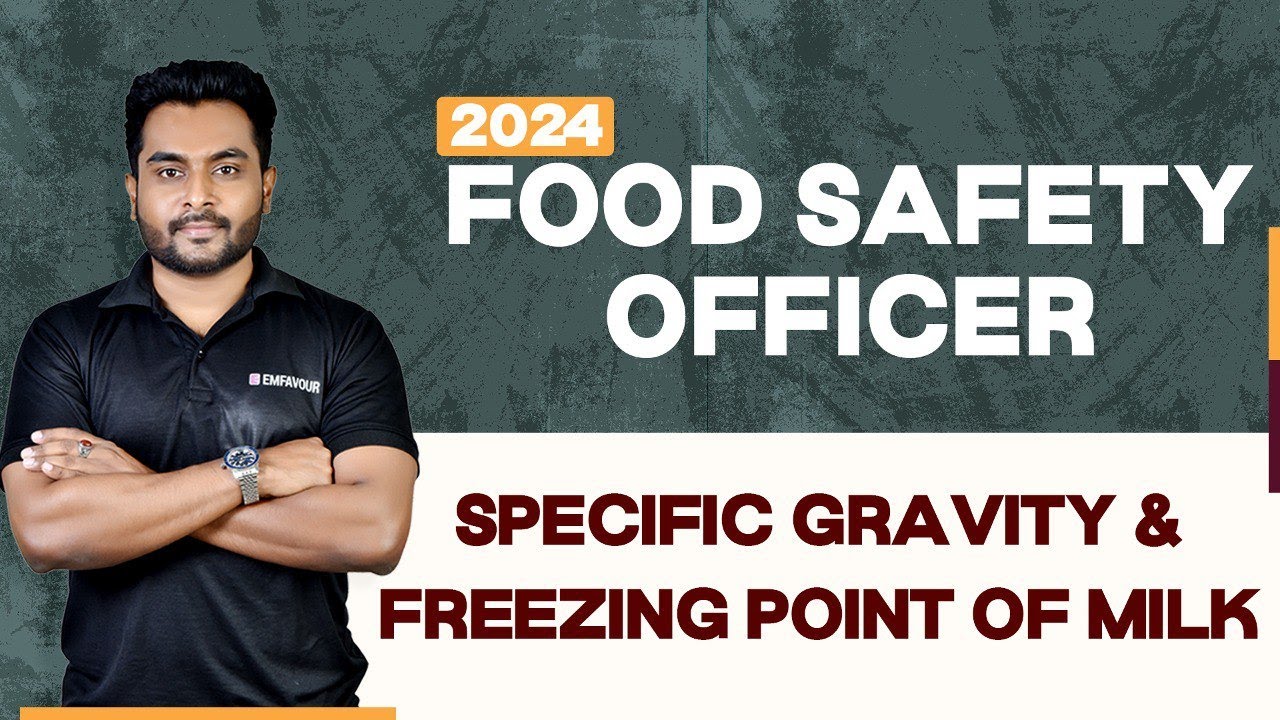 DAIRY TECHNOLOGY | Specific Gravity & Freezing Point of Milk 📢 FOOD ...