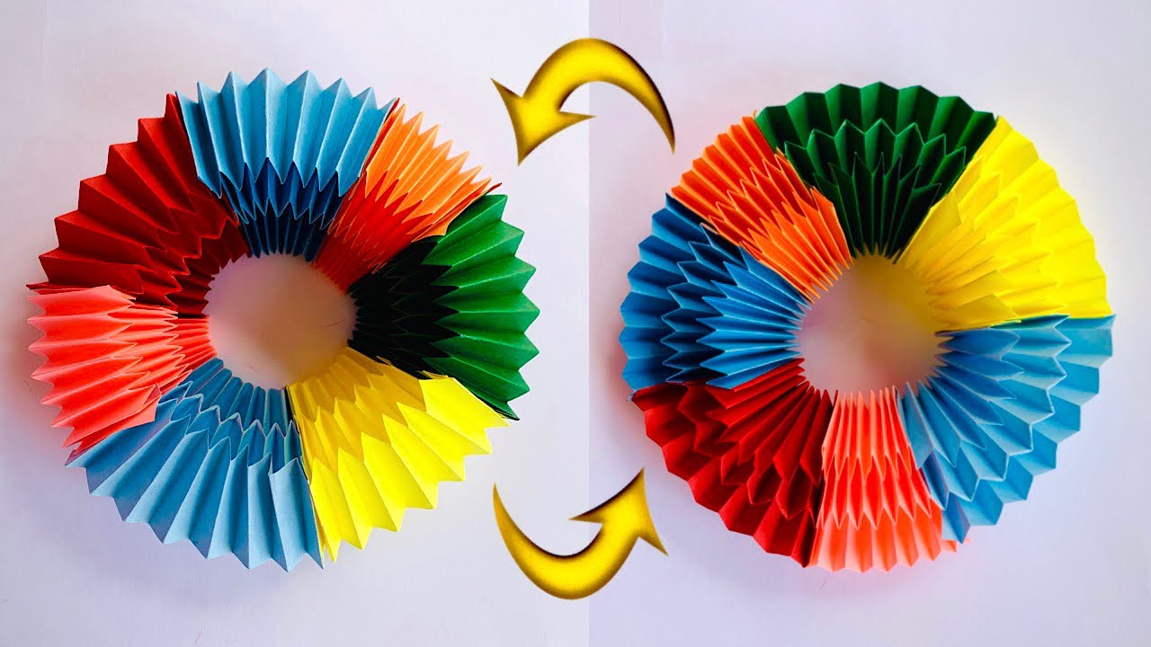 Origami Rainbow Paper Magic Star | Easy DIY - YouTube