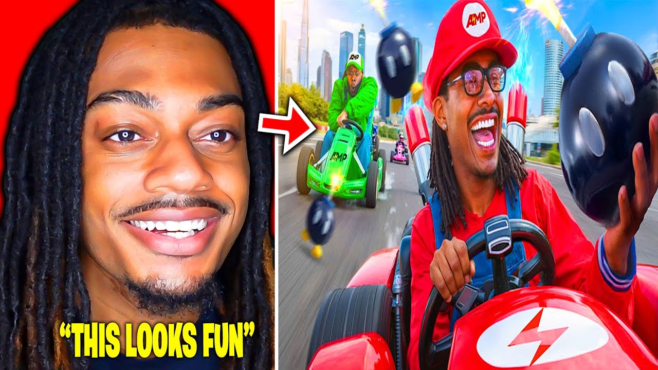 AMP MARIO KART IRL LOOKS FUN AS HELL! - YouTube