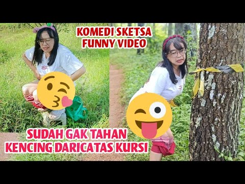 Komedi sketsa.. Lucu parah kencing dari atas kursi di kebun jeruk.. Bikin ngakak saja