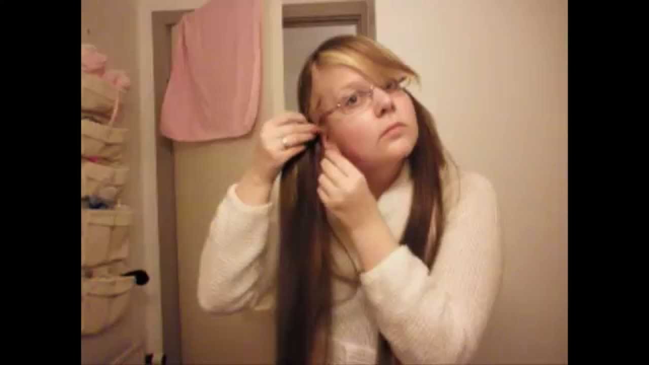 Quick Hair Extensions Tutorial; Pig Tails - YouTube
