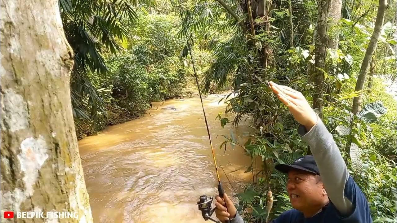 FISHING Episode 45.Mancing di sungai besar sehabis banjir air nya keruh - YouTube