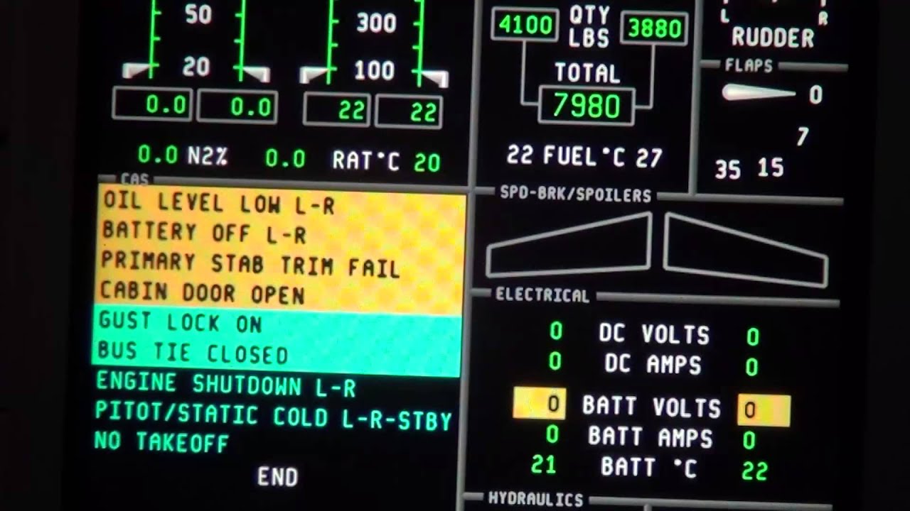 Citation Sovereign Stab Trim Fail Message - YouTube
