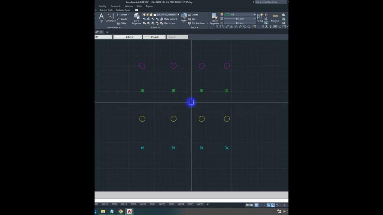 Write northing easting data in autocad drawing automatically lisp - YouTube