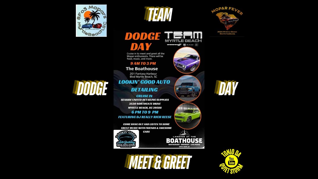 Mopar Fever Team Dodge Day Meet & Greet - YouTube