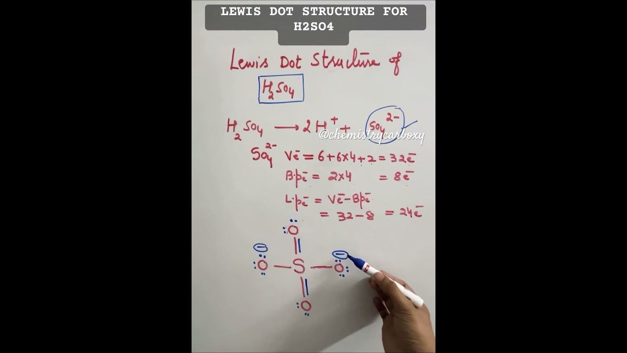 Lewis Dot Structure Of H2 S O4