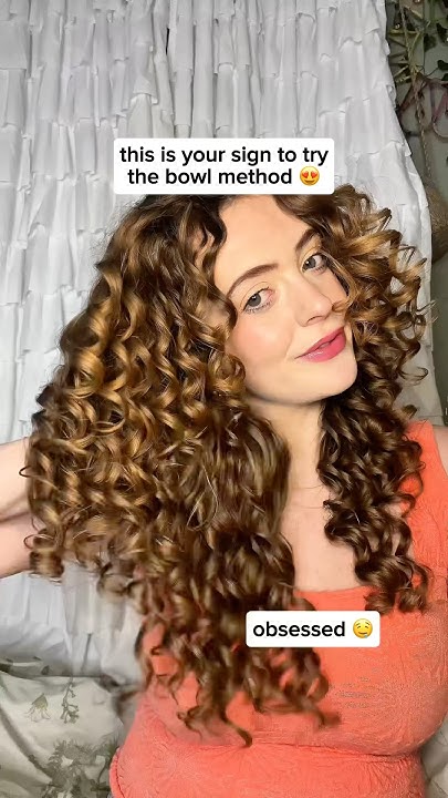 Get stringy curls? I URGE you to try the bowl method 🫧🥣 #curlyhair - YouTube