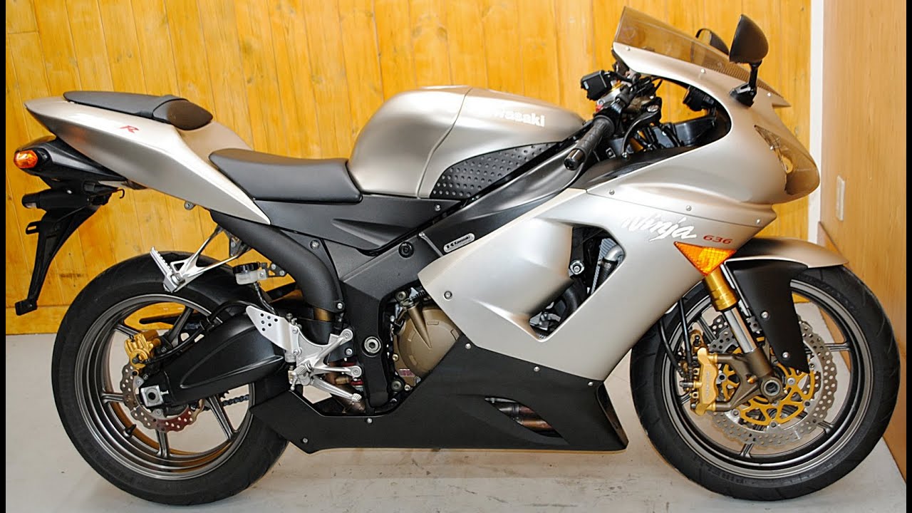 Kawasaki ZX-6R(2005) exhaust sound 詳細及び排気音 - YouTube