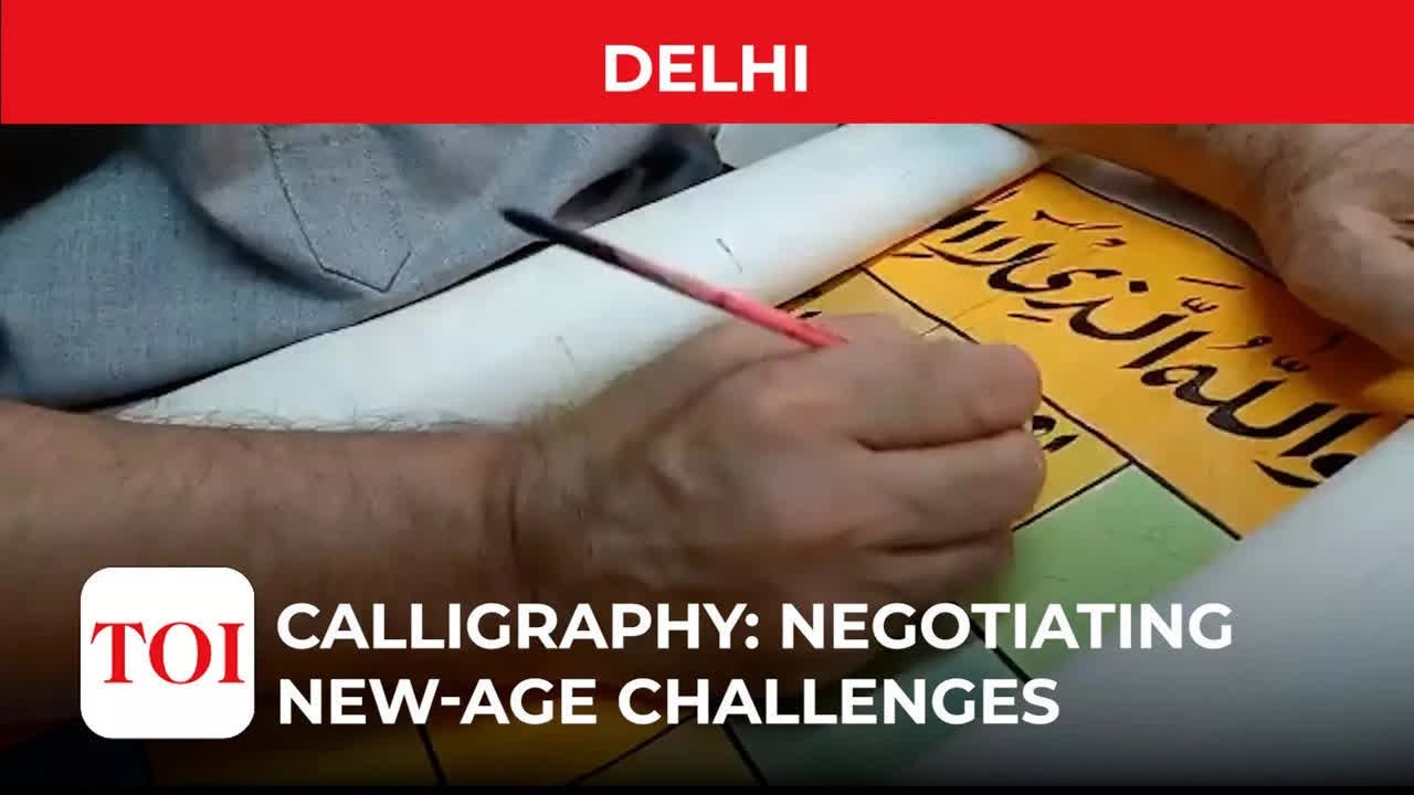 How a Delhi calligraphy artist is keeping the art alive in the digital ...