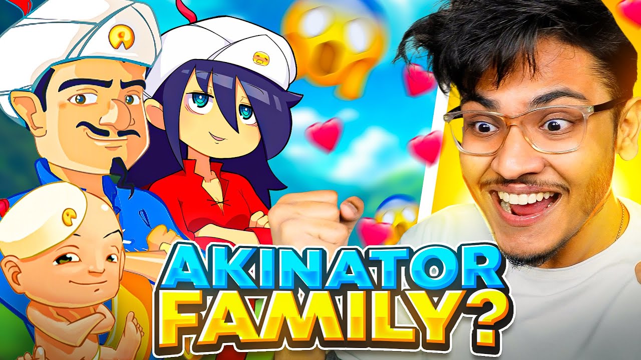 CAN AKINATOR FIND HIS FAMILY ? "GIRLFRIEND REVEAL" - YouTube