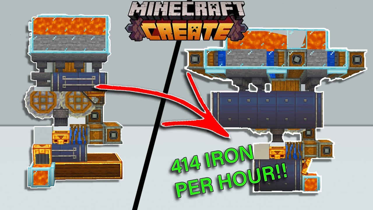 The Most OVERPOWERED Create Mod IRON FARM! - YouTube