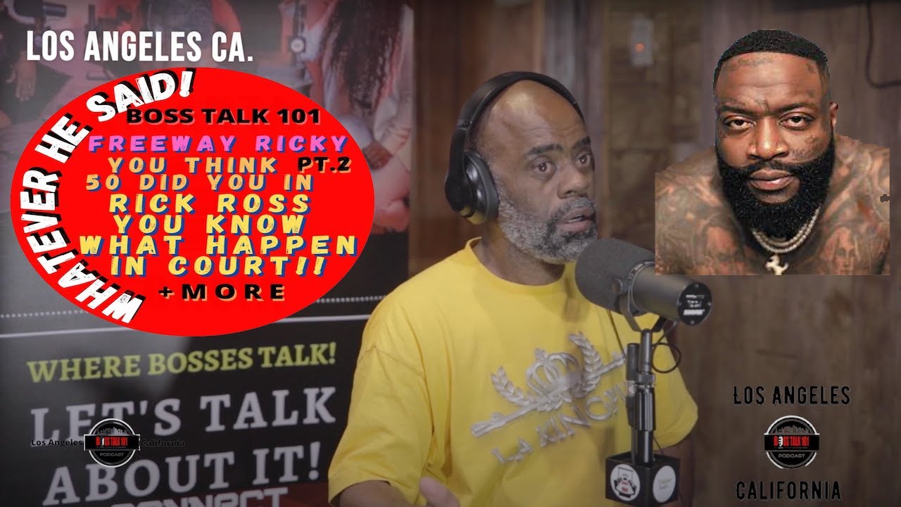 FREEWAY RICKY (PT.2) RICK ROSS You know what Really Happen in Court ...