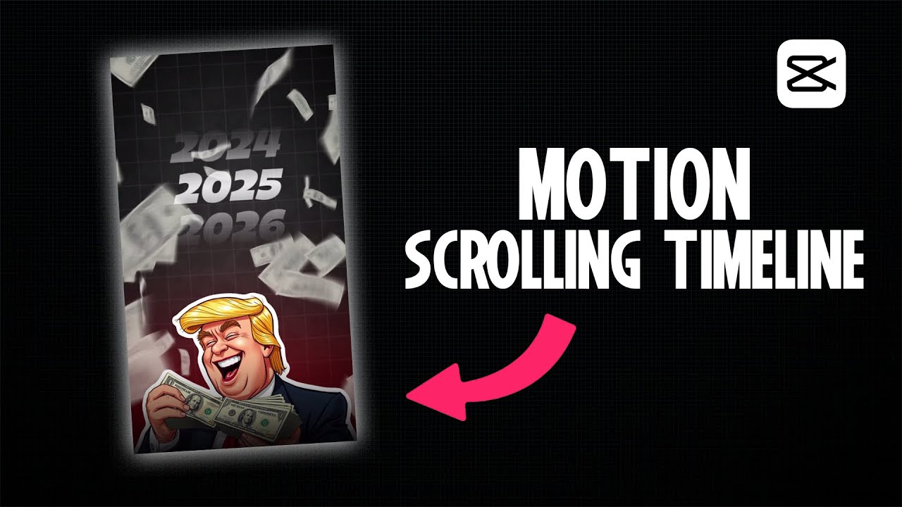 Motion & Scrolling Timeline Animation in Capcut PC - Capcut Tutorial - YouTube