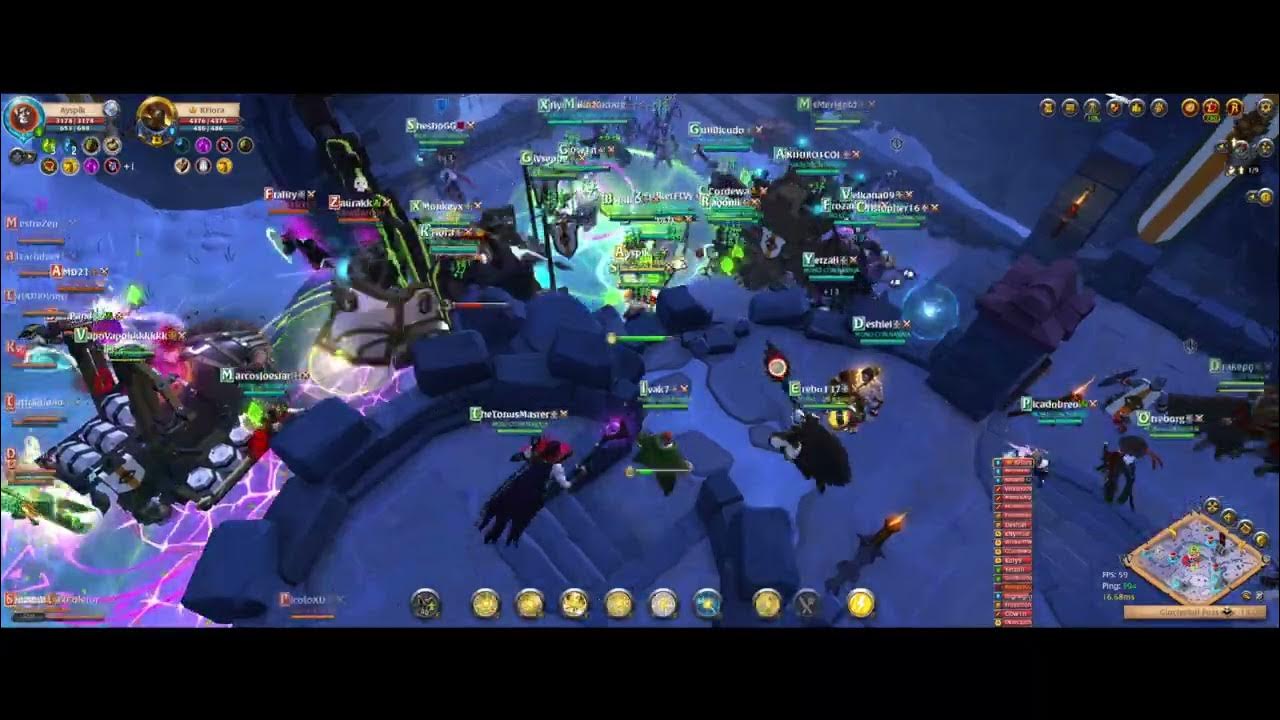 McN vs Druids - Castillos - Gremio Monos con Navaja - Albion Online ZvZ - YouTube