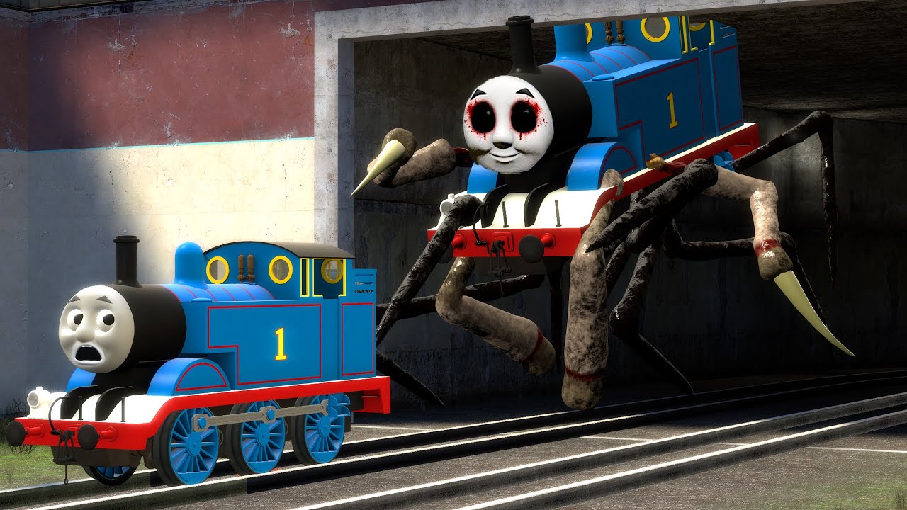 Building a Thomas Train Chased By Thomas Unhinged,Corrupted Thomas ...