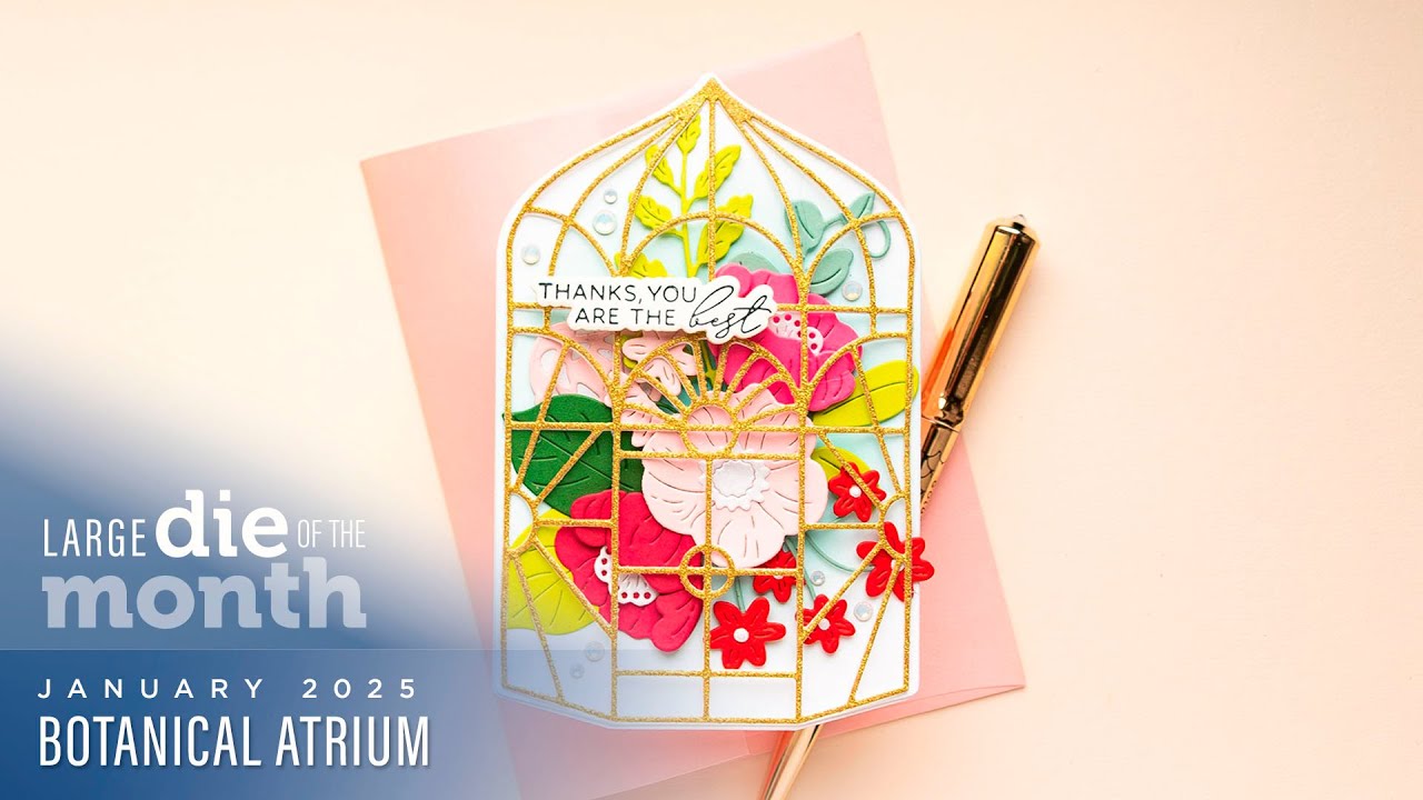 Spellbinders January 2025 Large Die of the Month – Botanical Atrium ...