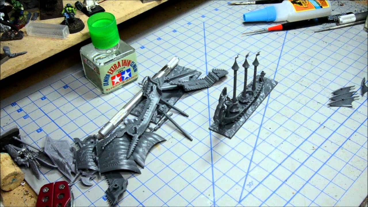 Dreadfleet Seadrake and Swordfysh Assembly - YouTube