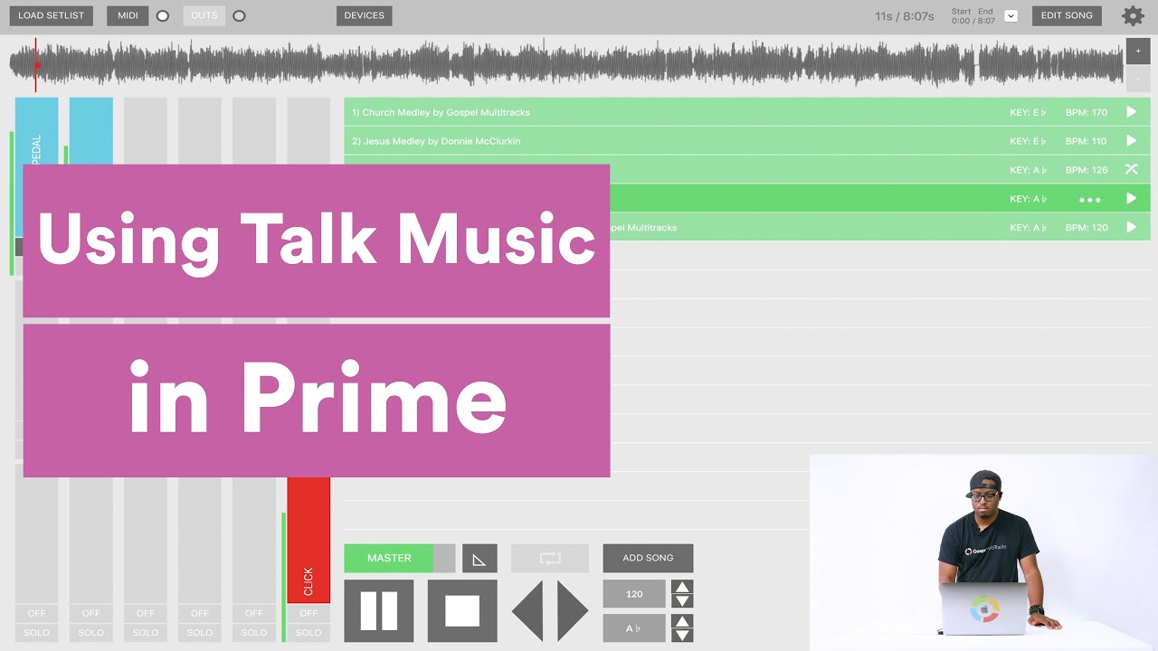 How to Use Talk Music in PRIME - YouTube