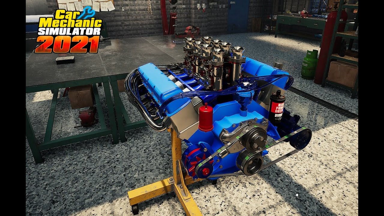 Ford Small Block 289 M Restoration V8 OHV - Car Mechanic Sim 2021 - YouTube