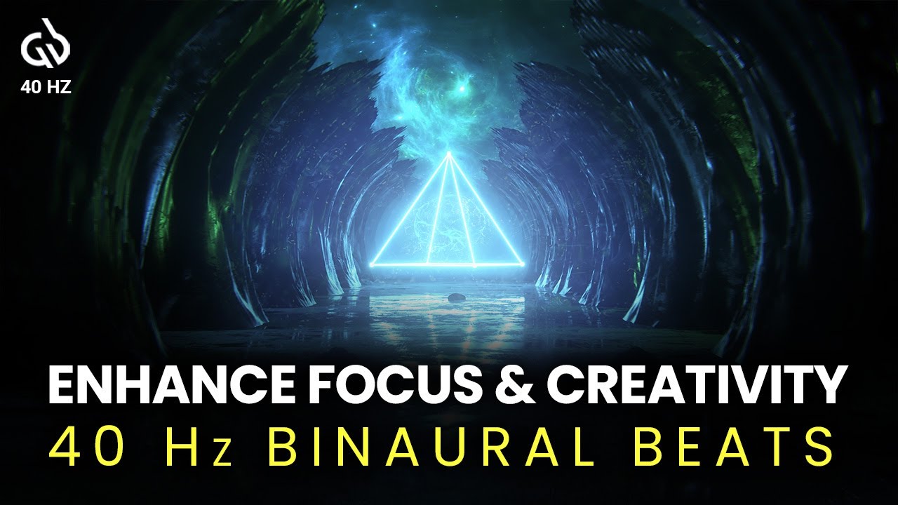 40 Hz Binaural Beats: Focus Music & Creative Thinking Frequency - YouTube