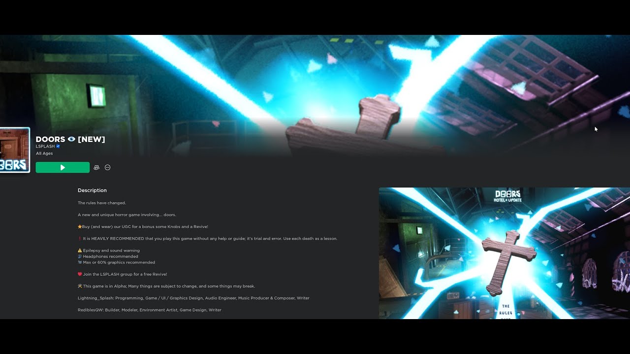 Playing the New Doors Update! - YouTube