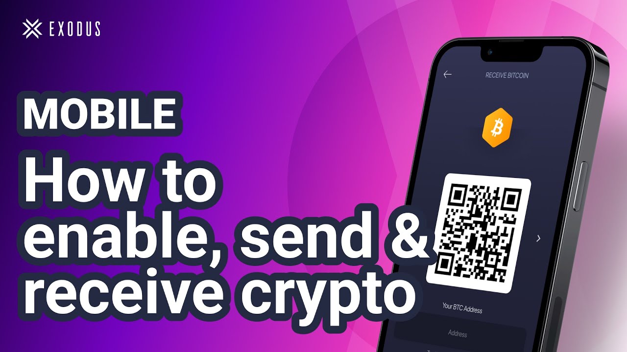 How to send and receive crypto, enable or disable assets on Exodus ...