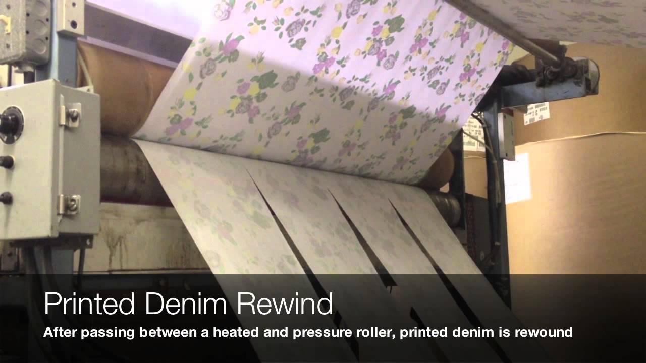 Overall Printing on Denim - YouTube